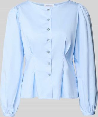 Rich & Royal Taillierte Bluse mit Rundhalsausschnitt