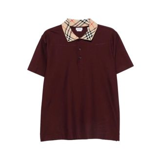 Burberry Polohemd - - Tops - Herren - Rot - L