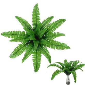 Generic K&uuml;nstliche Farne - Realistische UV-best&auml;ndig Gr&uuml;ne Pflanze - Zimmerpflanzen,Pflanzen F&uuml;r Essen im Freien Balkon Wand Wohnzimmer B&auml;ume