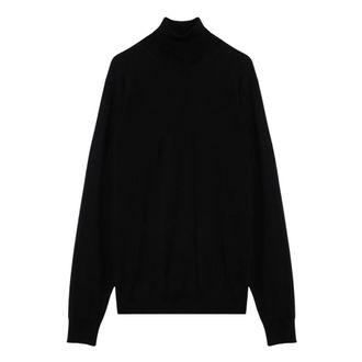 Drumohr Pullover Dolcevita - - Knitwear - Herren - Schwarzk - M