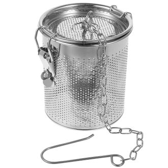 BESPORTBLE Edelstahl Gew&uuml;rzfilter 10cm Wiederverwendbarer Suppengew&uuml;rzkorb mit Feinem Sieb Kompakter K&uuml;chen Siebeinsatz f&uuml;r Tee Suppen und Eint&ouml;pfe