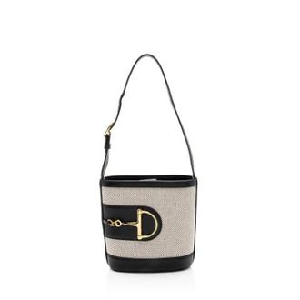 Gucci Sac Seau en Toile Pre-owned - Femme - Pre-owned - Noir - Taille: ONE Size