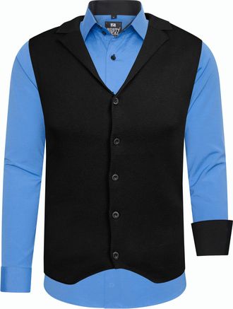 Rusty Neal Hemd mit Weste 2-teilig