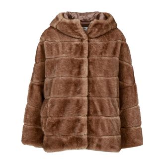 Betta Corradi Veste en fausse fourrure - Femme - Vestes - Brun - Taille: 40 FR