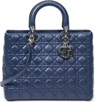 Dior Crossbody Bags - Large Lady Dior Zip - Gr. unisize - in Blau - f&uuml;r Damen