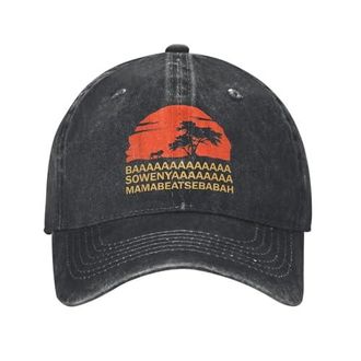Generic Chapeau dHomme, BAAA SOWENYAAA Casquette de Baseball du Roi Lion Africain Sport Sport Outdoor Sun Chapeau de Camionneur lav&eacute; Cadeau Casquette Retro Lo