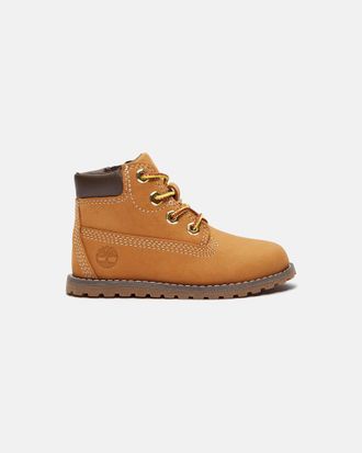 Timberland Pokey Pine Boot mit seitlichem Rei&szlig;verschluss f&uuml;r Kleinkinder in Gelb, Gelb, Gr&ouml;&szlig;e