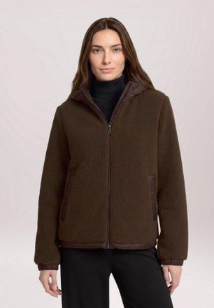 Betty Barclay Pl&uuml;schjacke Damen mit Kapuze