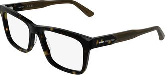 Calvin Klein Homme, Accessoires, Brun, Taille: 57 MM Rectangular Optical Frame