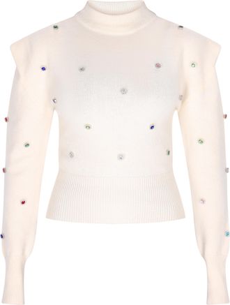 Faina Zur Seite fahren Damen Wollwei&szlig;