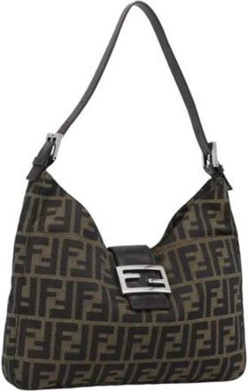 Fendi Pre-owned Sac bandouli&egrave;re Zucca - Femme - Pre-owned - Brun - Taille: ONE Size
