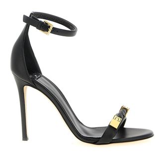 Elisabetta Franchi Woven Leather Sandal - - Shoes - Damen - Schwarzk - 40 EU