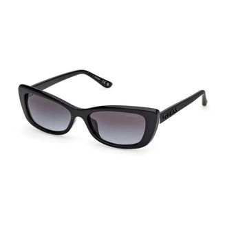 Guess Femme, Accessoires, Noir, Taille: 55 MM Lunettes de soleil élégantes avec verres à gradient gris