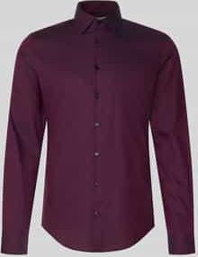 Jake*s Slim Fit Business Hemd aus Baumwolle mit Kentkragen