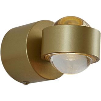 QAZQA Design Wandleuchte Messing inkl. led IP44 - Lens