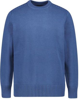 North Sails Herren Pullover blau Baumwolle unifarben