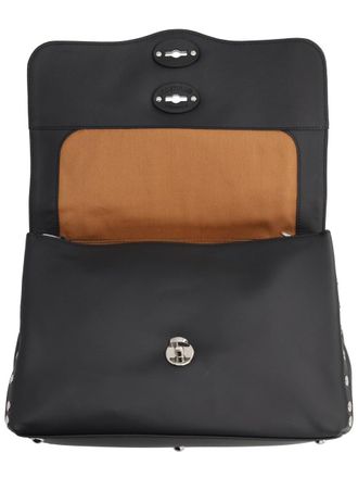 Zanellato Womens Small Postina Bag Black Leather Handbags Hand