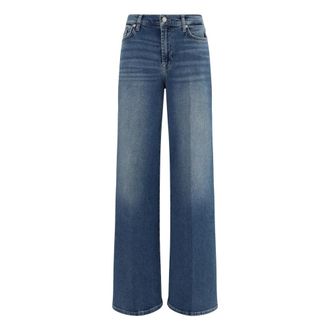 7 For All Mankind Lotta Wide Jeans - - Jeans - Damen - Blau - W30