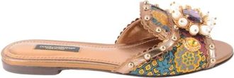 Dolce & Gabbana Femme, Chaussures, Multicolore, Taille: 35 EU Jewels Sandales