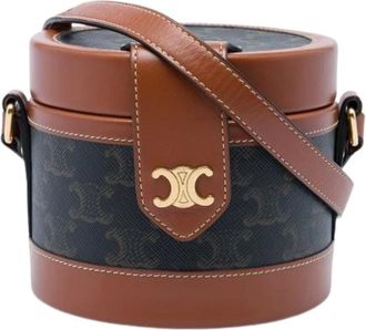 Celine Sac bandouli&egrave;re vintage Pre-owned - Femme - Pre-owned - Brun - Taille: ONE Size