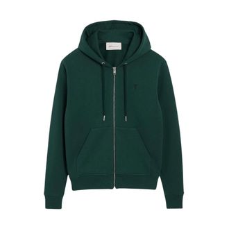 Ami Quota Hoodie - - Sweatshirts & Hoodies - Herren - Gr&uuml;n - S
