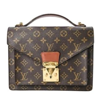 Louis Vuitton Sac &agrave; main vintage en toile Pre-owned - Femme - Pre-owned - Brun - Taille: ONE Size