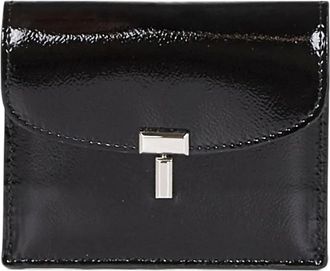 Toteme portefeuille à fermoir loquet - Noir