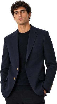 Dolce & Gabbana Homme, Costumes, Bleu, Taille: XS Veste crois&eacute;e