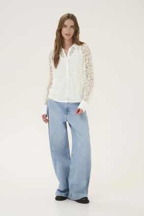 MY ESSENTIAL WARDROBE Langarm - Hemd Loose fit white