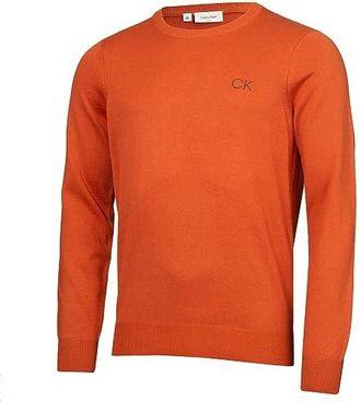Calvin Klein Golf Hommes col Rond Pull Tour - Orange - XXXL