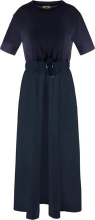 Herno Femme, Robes, Bleu, Taille: 42 FR Robe Bleue pour Femmes