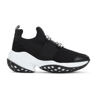 Roger Vivier Kristall Schnalle Slip-On Sneakers - - Shoes - Damen - Schwarzk - 40 EU