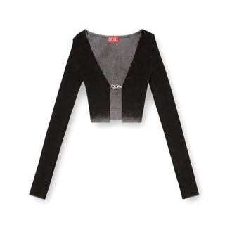 Diesel M-Latina Cardigan - - Knitwear - Damen - Schwarzk - M