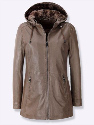 Witt Allwetterjacke Leder-Jacke Langarm