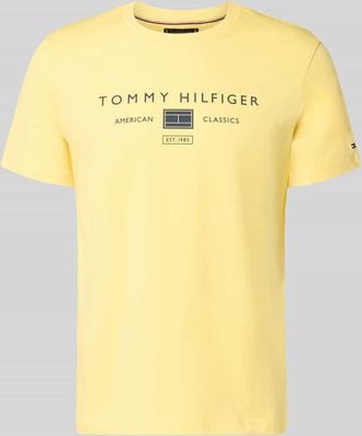 Tommy Hilfiger Regular Fit T-Shirt aus reiner Baumwolle