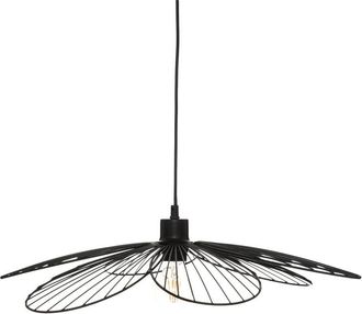 Atmosphera Atmosphera H&auml;ngeleuchte Blume, Metall, Schwarz, D57 cm