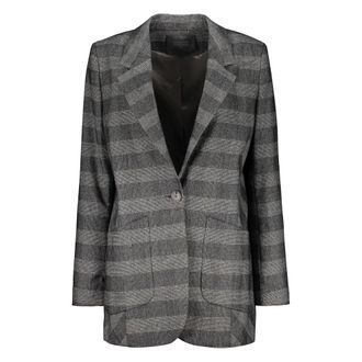 Lorena Antoniazzi Wollblazer mit Reverskragen - - Jackets - Damen - Grau - S