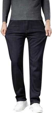 Generic Jean Homme Regular Pantalon Jeans Jean Homme Slim Fit en Velours dhiver pour Un Look Tendance en Ext&eacute;rieur