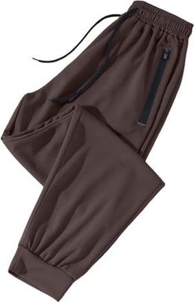 Generic Jogging Brun Femme Fluide Bleu Jogpant Molleton Côtelé Fendu Respirant sur Patchwork Outdoor Fashion Ajusté Morphologie Chevilles Boutique Pilou Rando