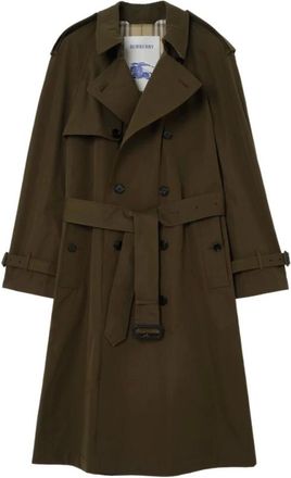 Burberry Femme, Manteaux, Vert, Taille: 52 FR Burberry Manteaux