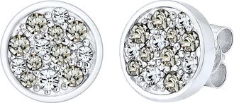 Elli Ohrringe Damen Kreis mit Kristalle in 925 Sterling Silber