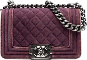 Chanel Sac bandouli&egrave;re Boy Flap Pre-owned - Femme - Pre-owned - Violet - Taille: ONE Size