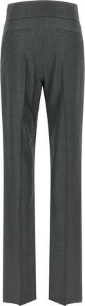 Valentino Garavani Virgin Wool Trousers - Gray