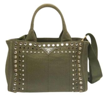 Prada Sac cabas Pre-owned - Femme - Pre-owned - Vert - Taille: ONE Size
