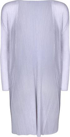 Issey Miyake Femme, Robes, Gris, Taille: 42 FR Pleated Cardigan