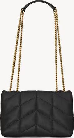 Saint Laurent Unisex Sac Sl H26 Noir Or