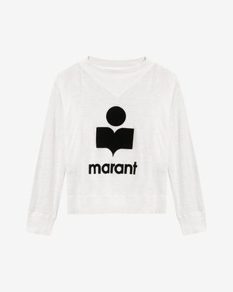 Isabel Marant T-shirt Kilsen - Femme - Blanc - Taille XS - Marant &Eacute;toile