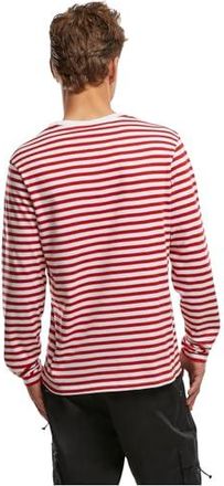 Brandit Haut Manches Longues Homme T-Shirt Manches Longues Rouge/Blanc XXL