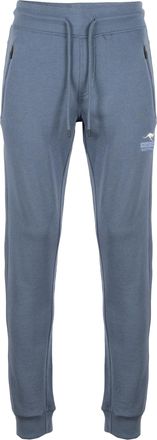 Roadsign Herren Jogginghose mit Rei&szlig;verschlusstaschen in Kontrastfarbe, elastistsche Bundverarbeitung, Logoprint am Bein blau, 2XL