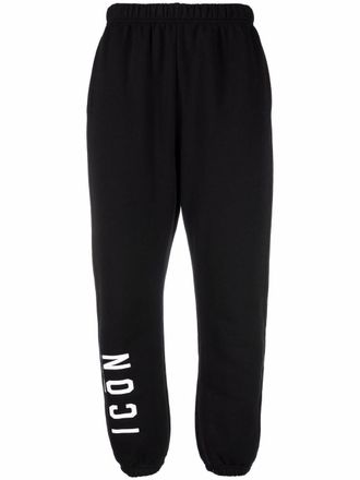 Dsquared2 pantalon de jogging à logo imprimé - Noir